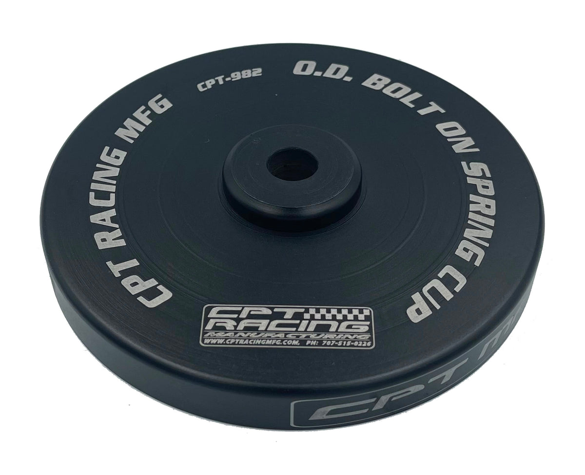 BOLT ON OD ALIGNMENT SOFT SPRING CUP - FOR 5” SPRING - Part#: CPT-982 ...